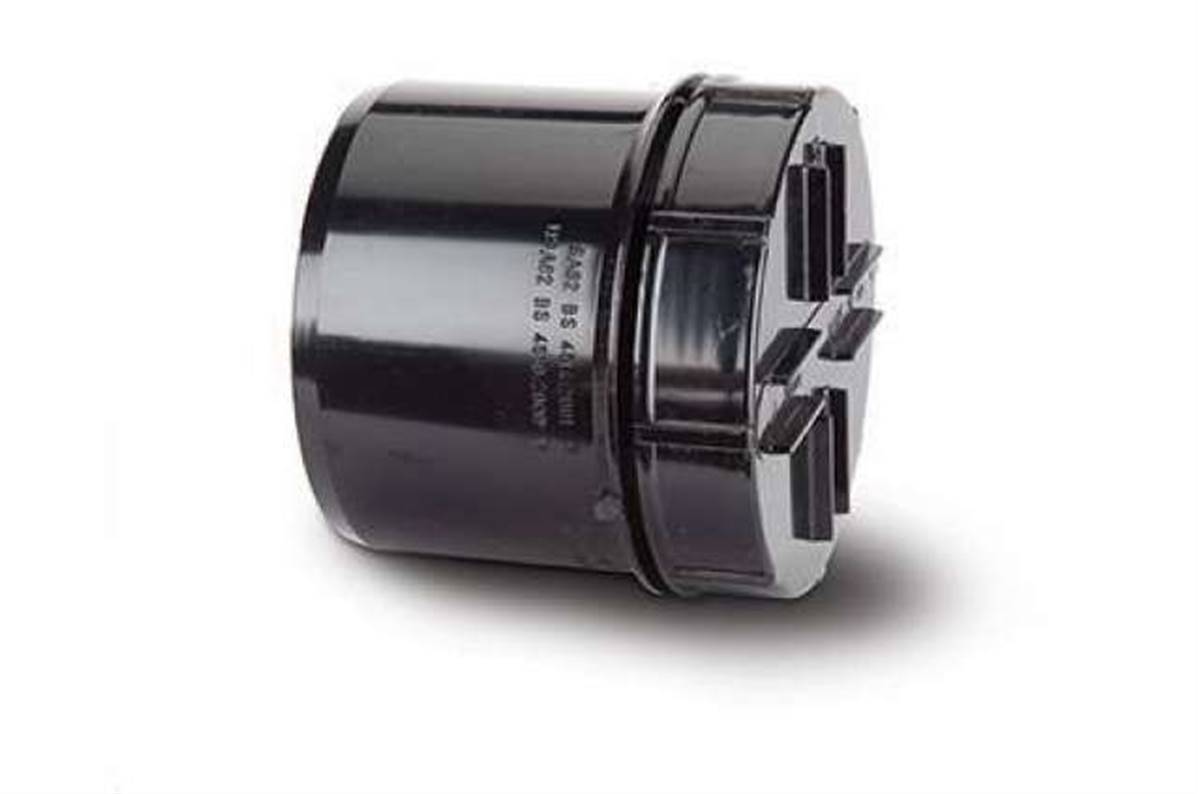 Polypipe Screwed Access Plug and Cap 4in/110mm. Spigot Tail SA62B