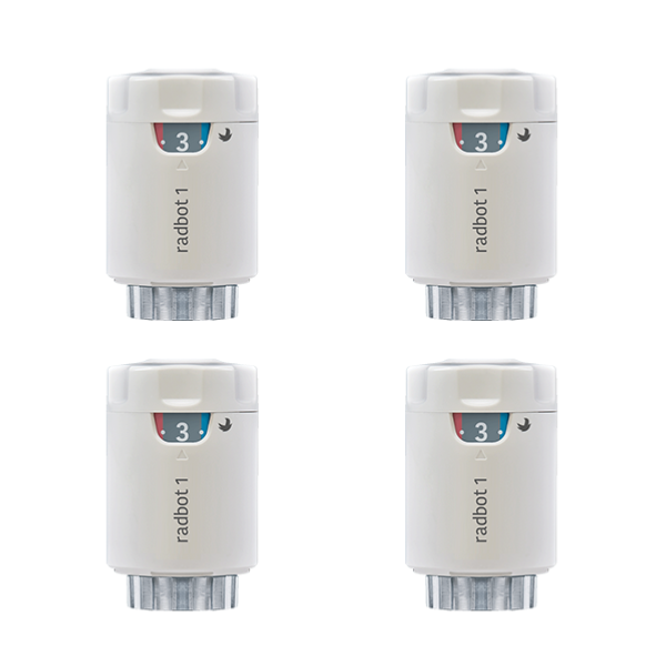 Radbot 1 Intelligent Thermostatic Radiator Valve 4XRADBOTHO