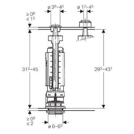 Geberit dual flush valve type 290|Plumb 2 U