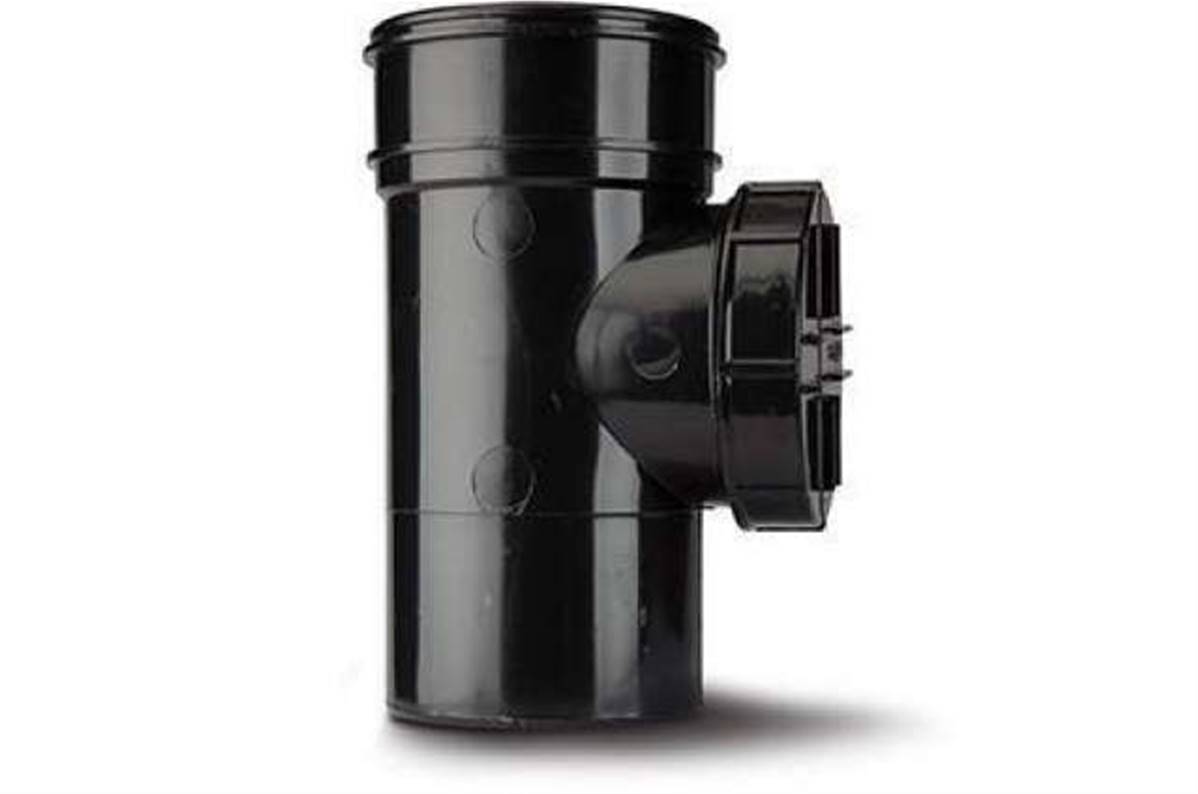 Polypipe Short Access Pipe 4in/110mm. Single Socket SWA88B